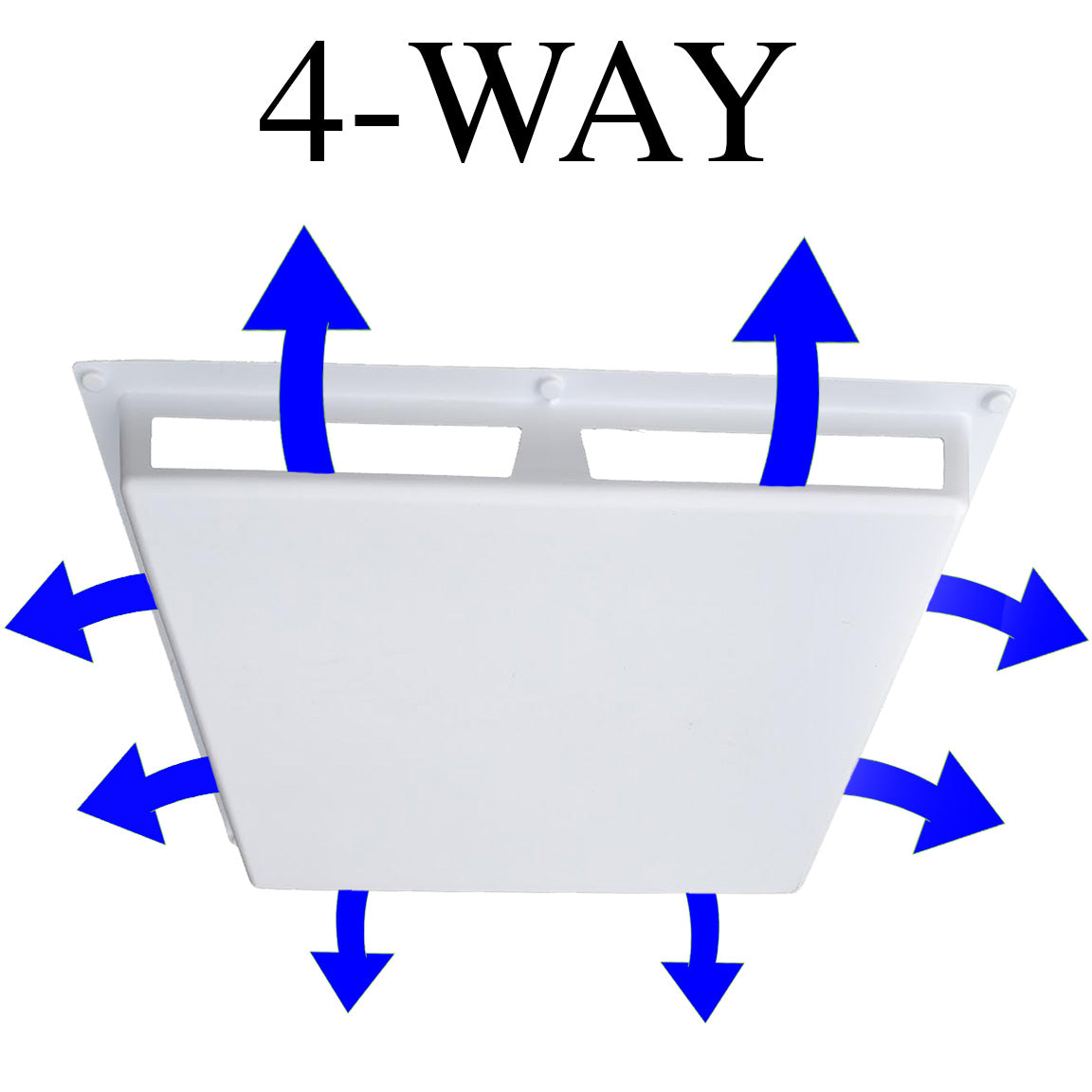 AIR DEFLECTOR VENT COVER (4-WAY AIRFLOW) – Elima-Draft
